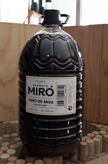 Vino de Misa Miró (Garrafa 5 Litros) | BODEGAS SANZOLES