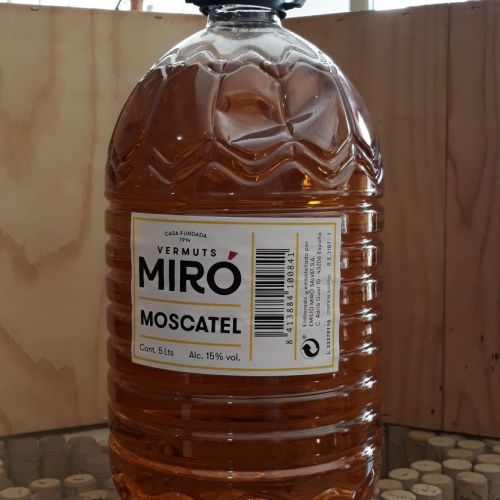 Vino Moscatel Miró (Garrafa 5 Litros) | BODEGAS SANZOLES
