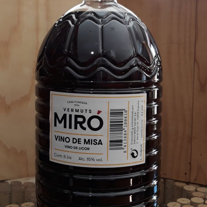 Vino de Misa Miró (Garrafa 5 Litros) | BODEGAS SANZOLES